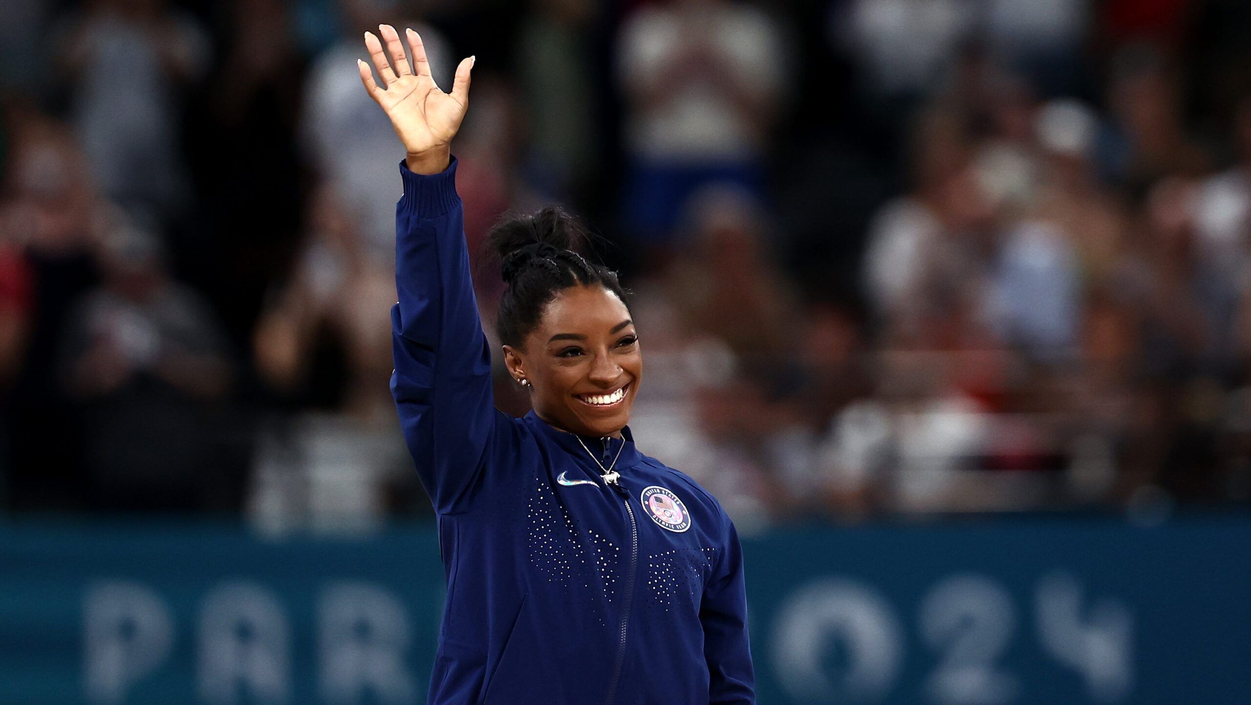 Simone Biles edges Brazil's Rebeca Andrade for her second Olympic all ...