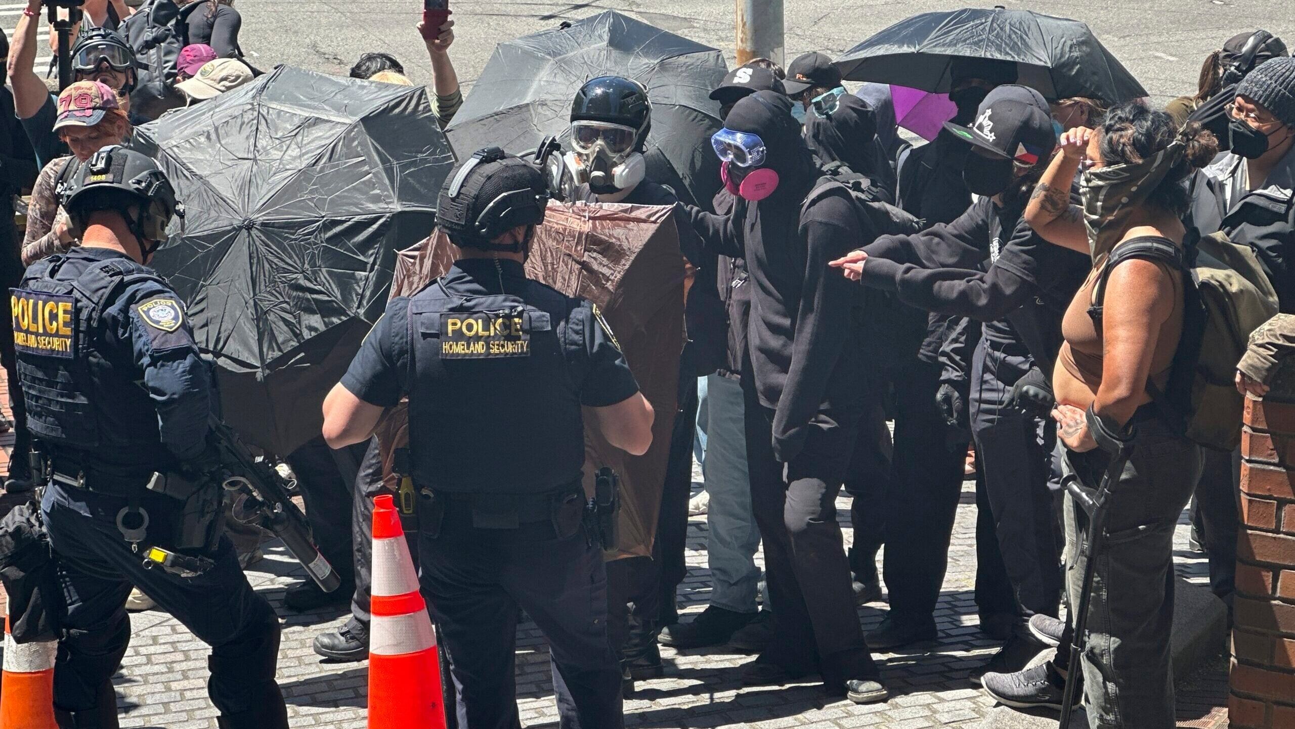 Protests over immigration raids pop up across the US with more planned ...