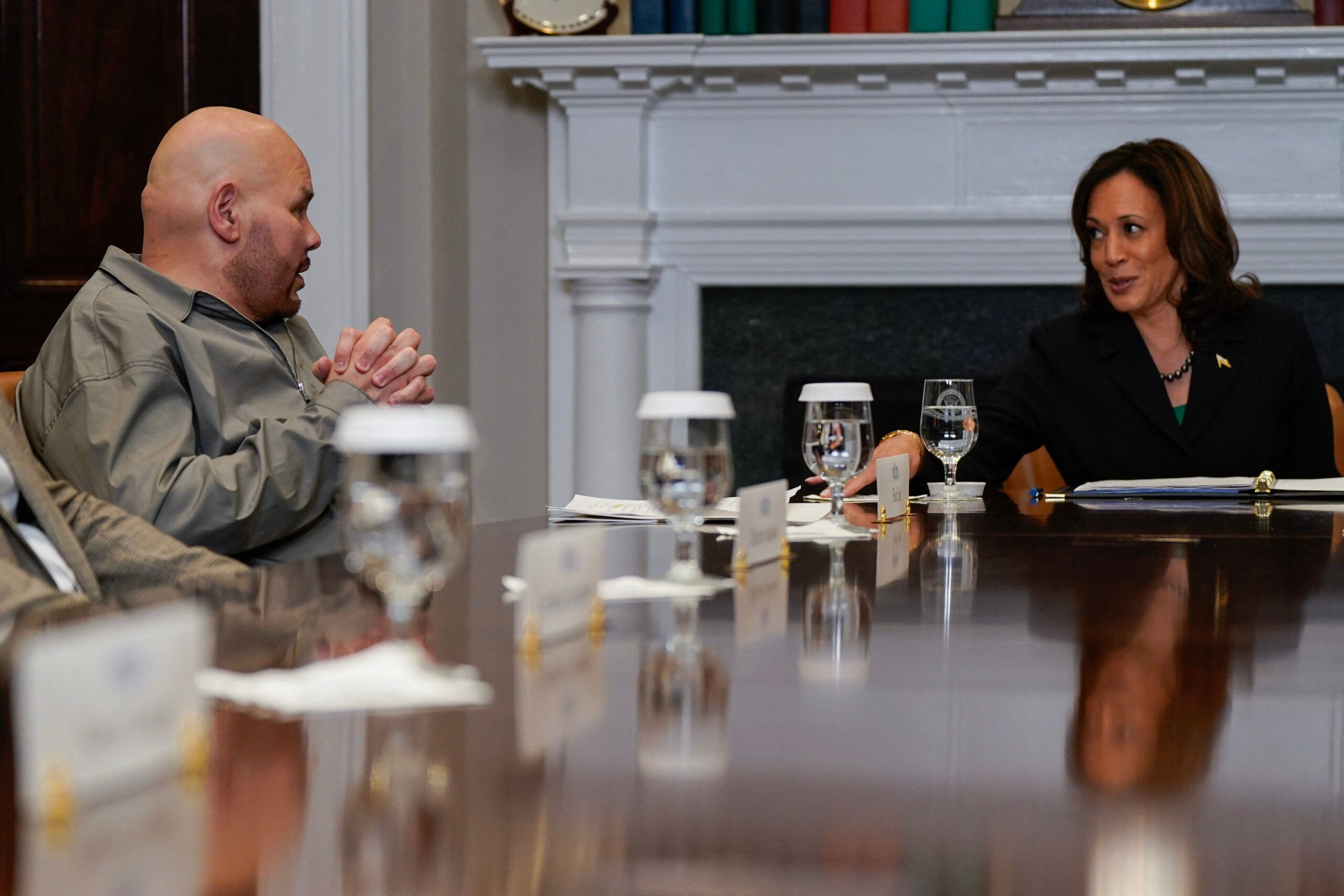 Harris holds marijuana reform roundtable with Fat Joe: ‘Nobody should ...