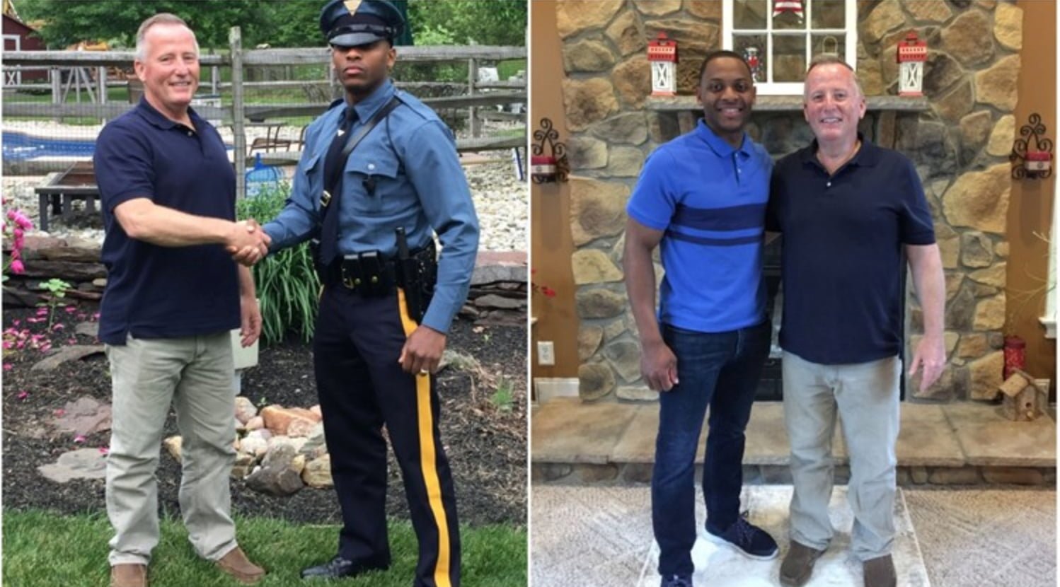 SURPRISE! State Trooper reunited with man who delivered him as a baby ...