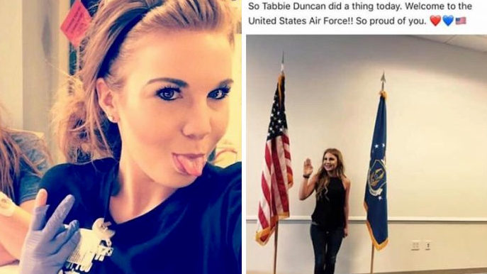 Fired waitress in viral 'n-r hunting' video kicked out of Air Force ...