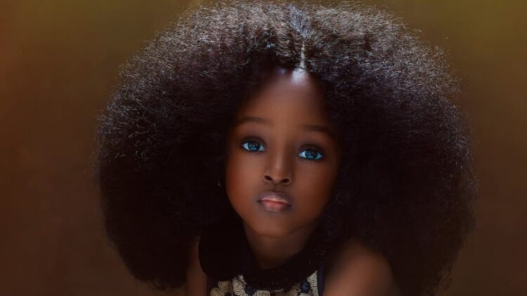 Meet Jare, the Nigerian child being hailed as the ‘most beautiful girl ...