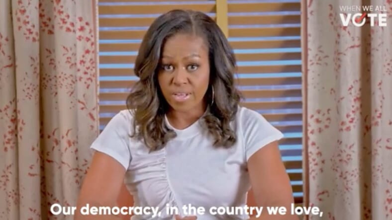 VIDEO: Michelle Obama stars in voter registration initiative ahead of ...