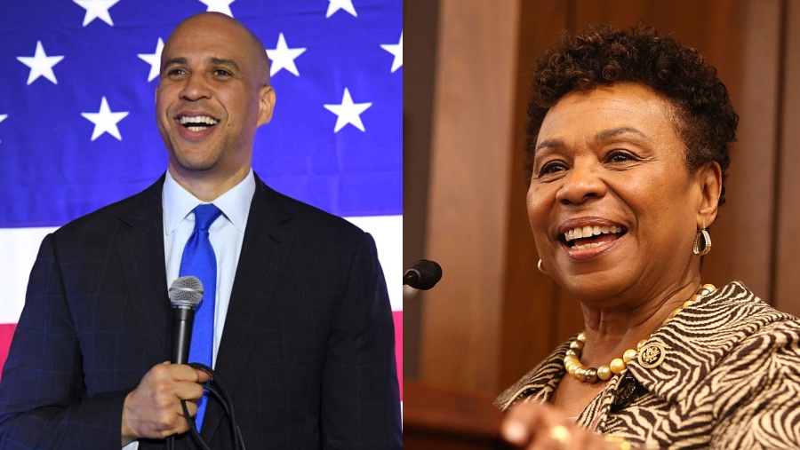 Reps. Cory Booker and Barbara Lee introduce historic bill to ...