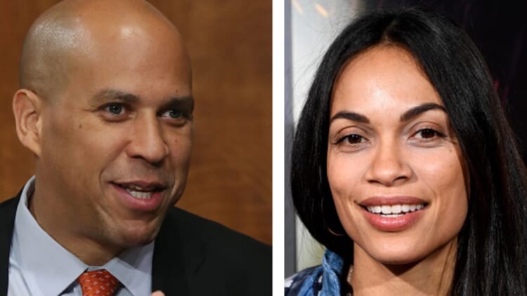 It’s confirmed! Sen. Cory Booker and Rosario Dawson are dating - TheGrio