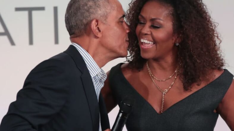 The Obamas have scored their first Oscar nomination