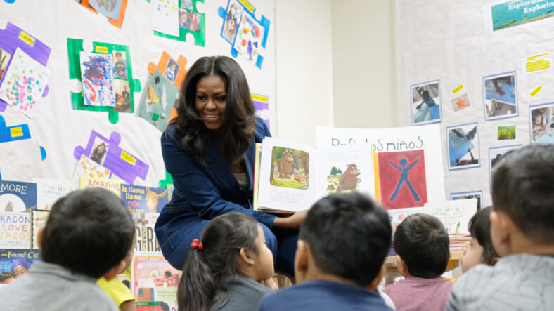 Michelle Obama to host online children's book reading series