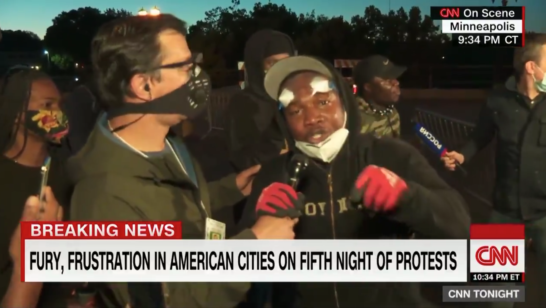 Minnesota protester on CNN calls out looters: 'Something's wrong with you'