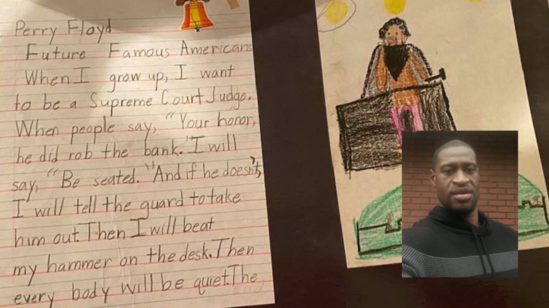 George Floyd wanted as a 2nd grader to be a Supreme Court justice