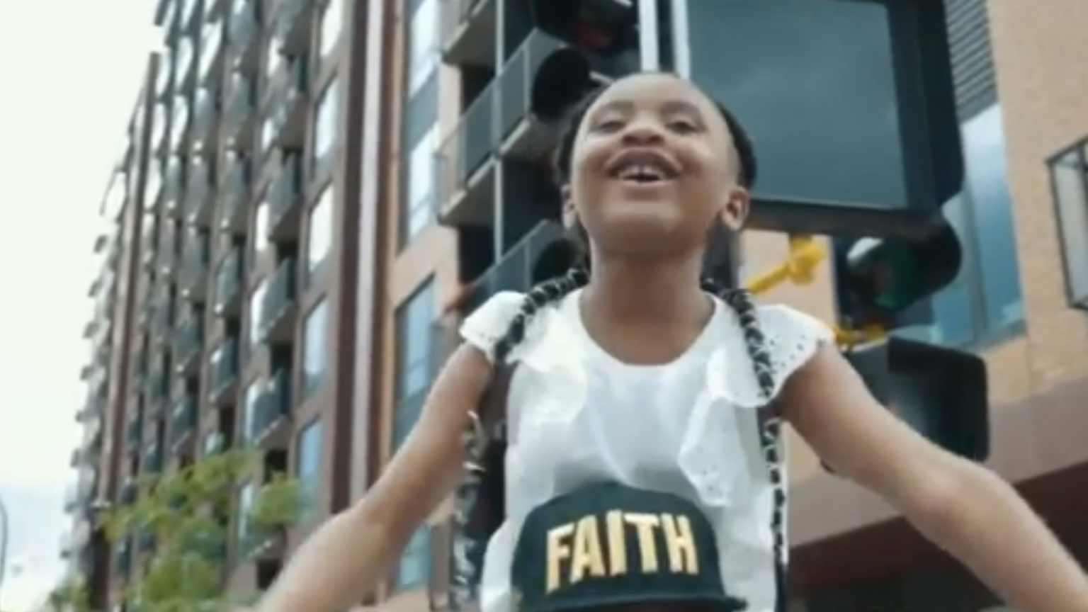 George Floyd's smiling daughter, 6, says 'daddy changed the world'