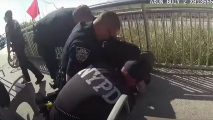 NYPD officer in ‘chokehold’ video had prior brutality case