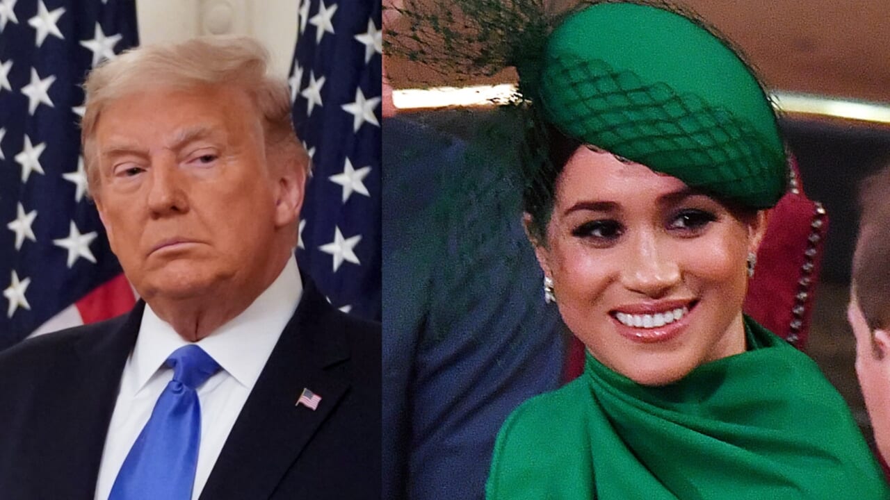 Trump says he's 'not a fan' of Meghan Markle after her Biden ...