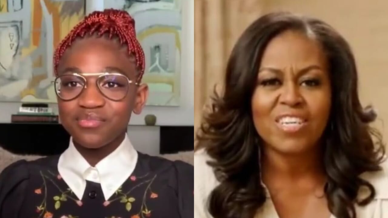 Michelle Obama Adams Apple