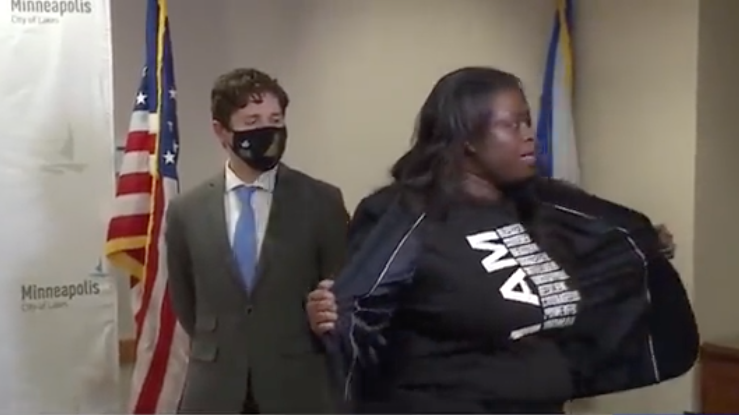 Activist disrupts press conference for 'anatomy of a coverup' in Amir ...