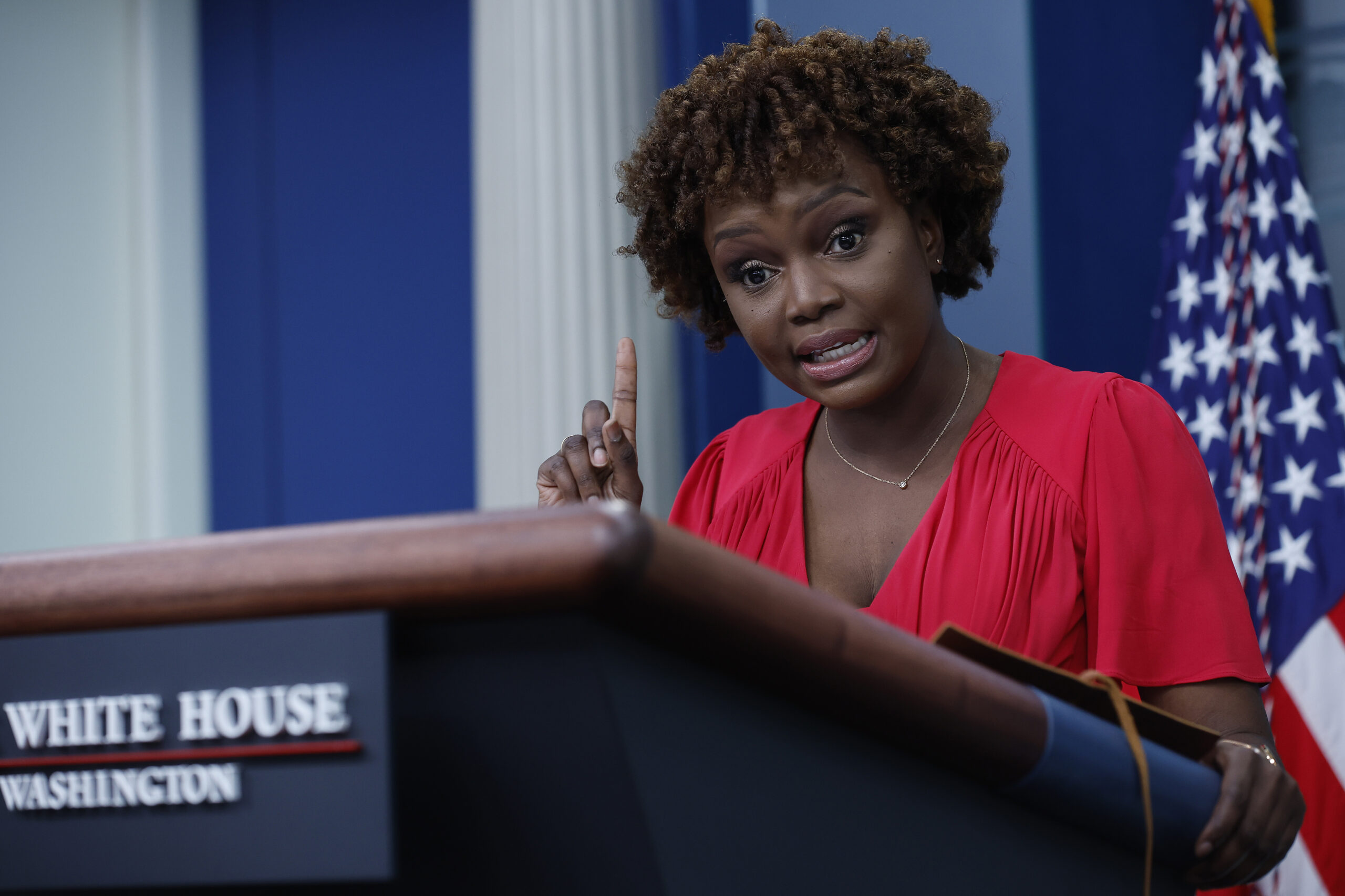 Inside Karine Jean-Pierre's historic first day as White House press ...