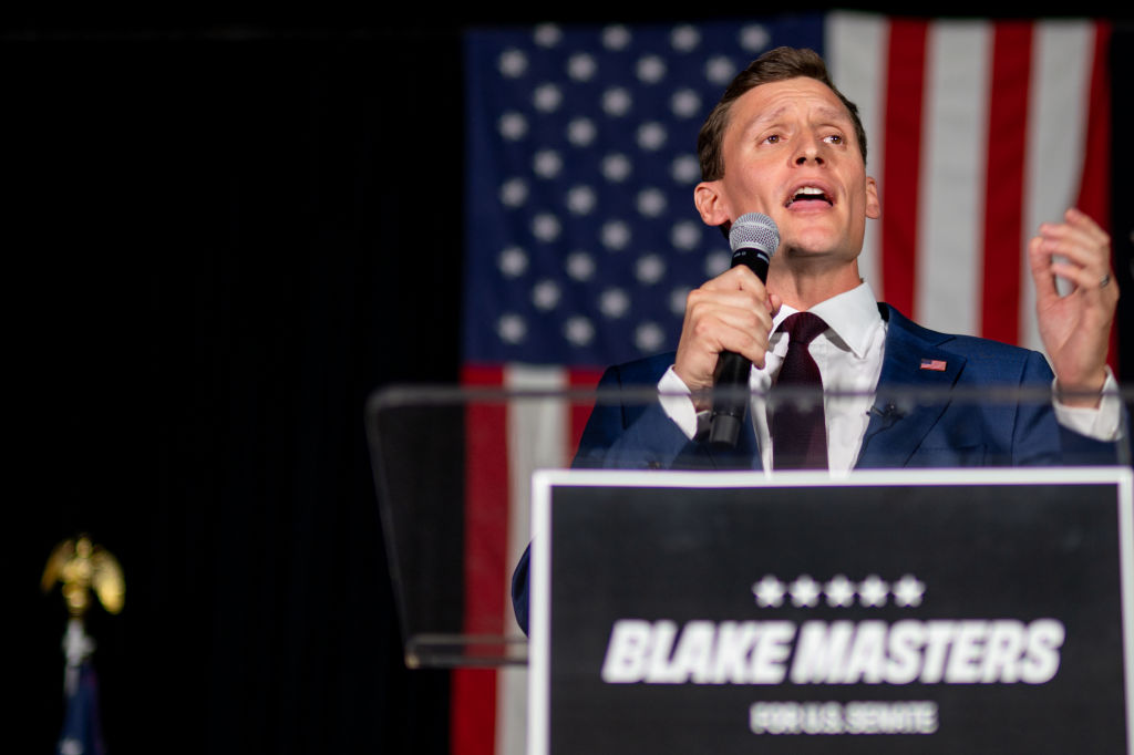 GOP Senate candidate Blake Masters goes on a racist rant against ...