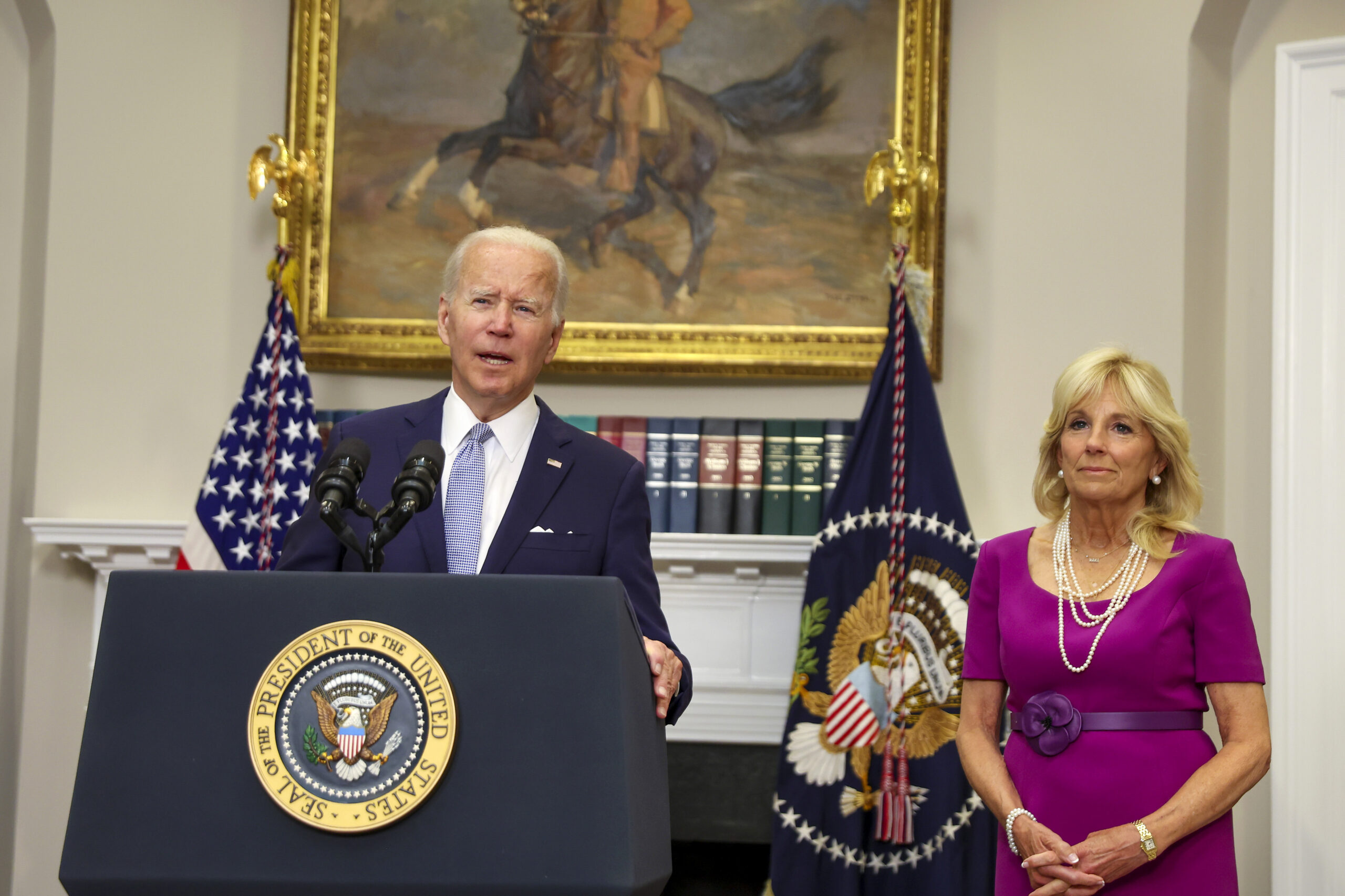 First Lady Jill Biden hosts Cancer Moonshot forum with African first ...