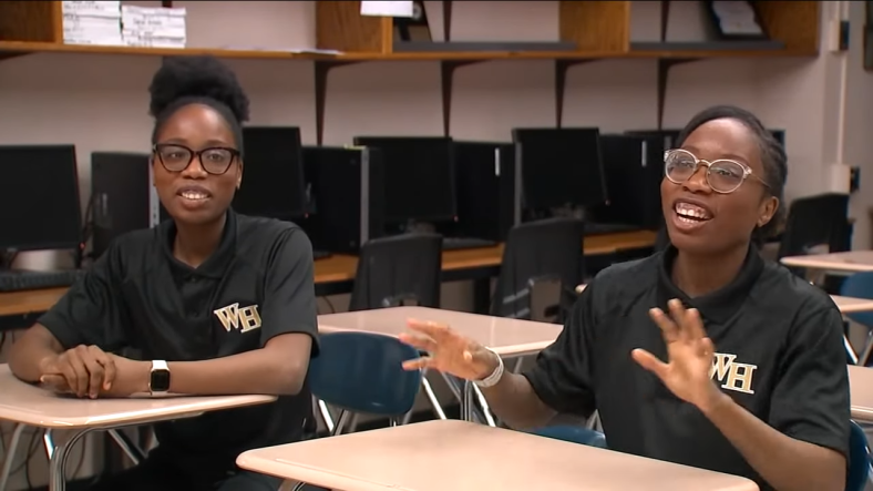 Black twin sisters honored as valedictorian and salutatorian of their ...