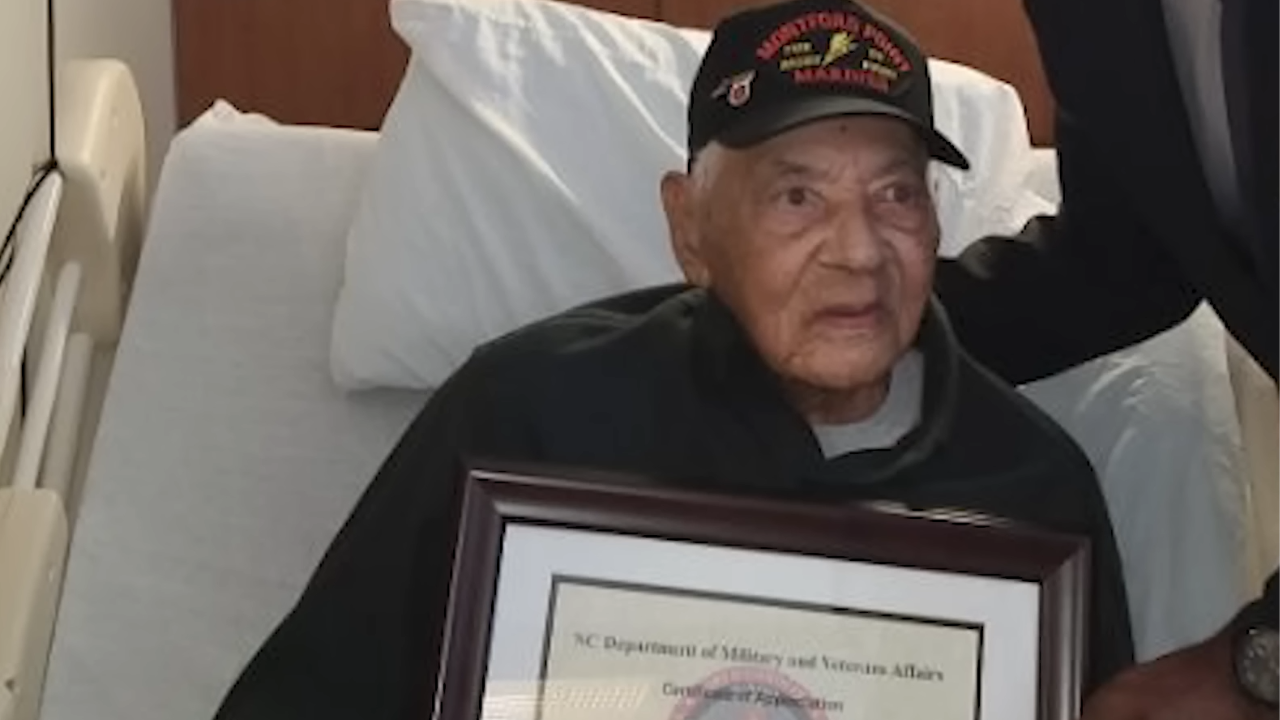 Cosmas Eaglin, 108-year-old Black vet, helped break Marines' color barrier