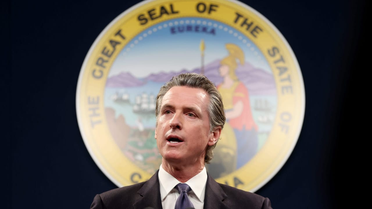 California governor doesn't commit to reparations payments