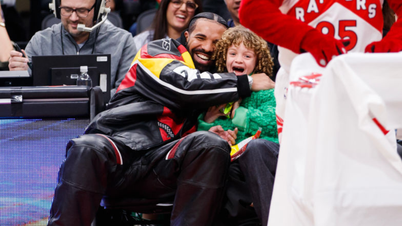 Drake shows off his haircare skills in a sweet moment with son Adonis ...