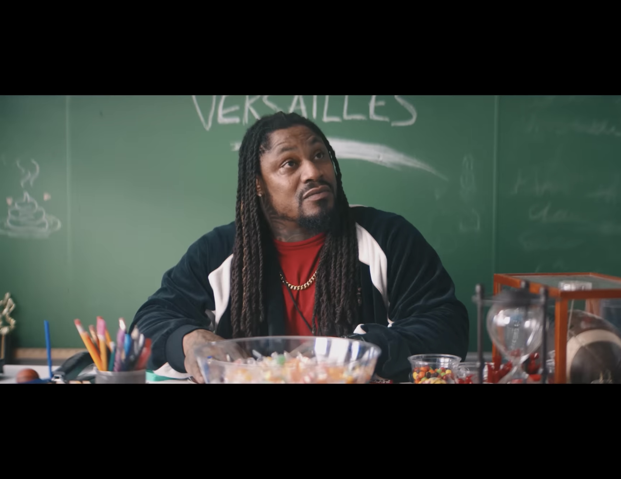 Marshawn Lynch's queer sister inspired him to act in 'Bottoms' film