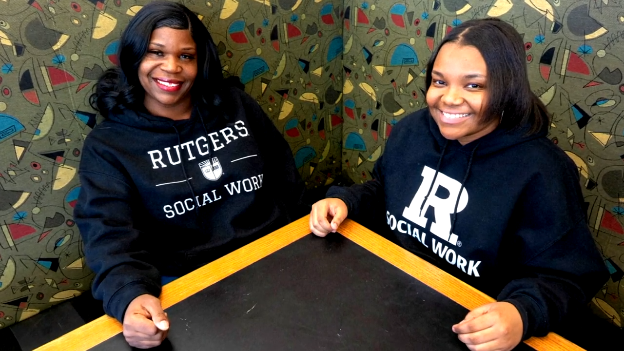 Mother-daughter duo graduate together from Rutgers School of Social Work
