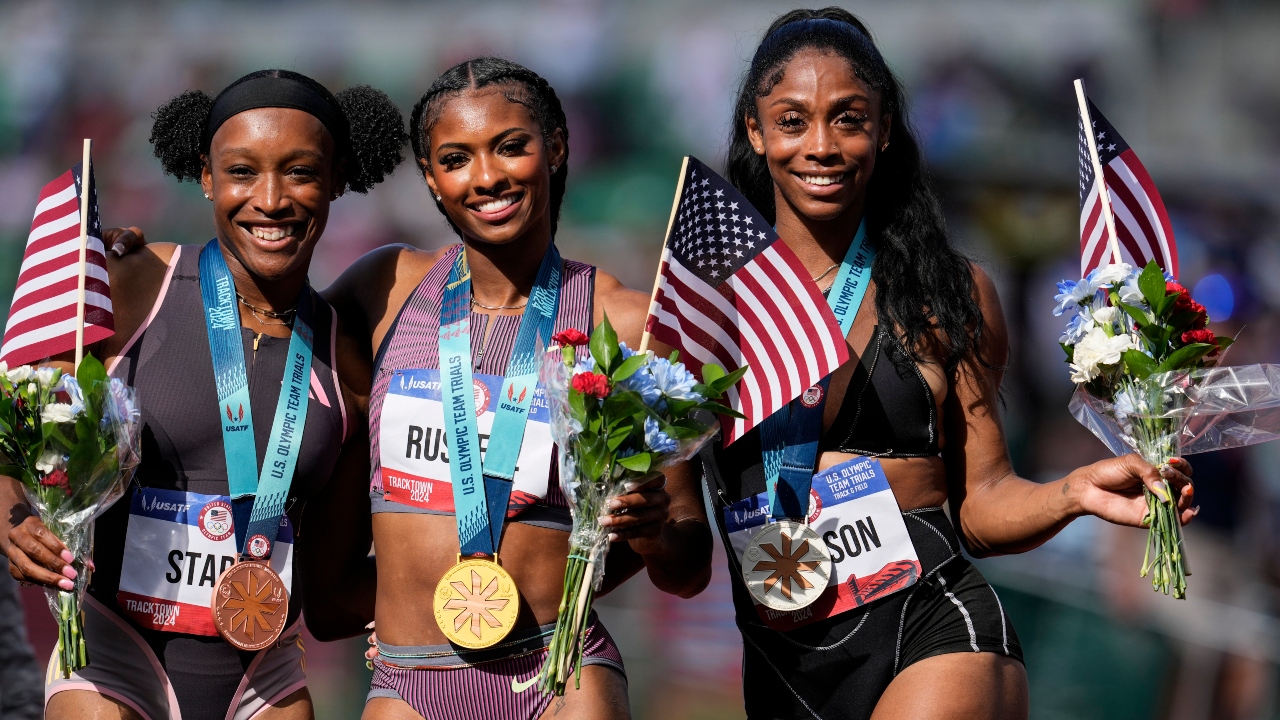 Hurdler Alaysha Johnson earns spot to Paris Games wearing borrowed ...