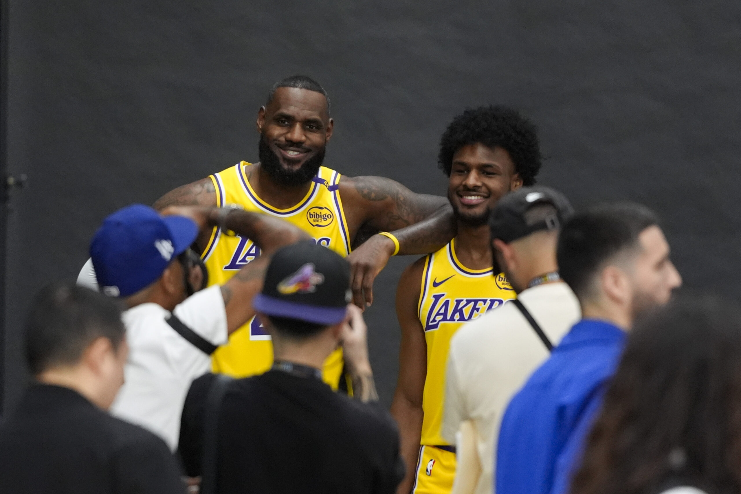 LeBron James is feeling 'pure joy' as he begins Lakers training camp ...