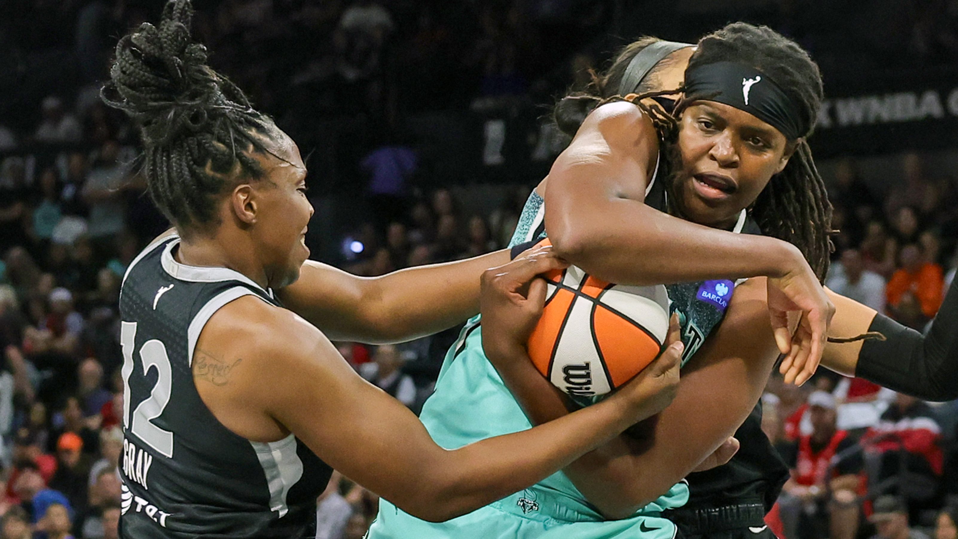 Liberty aren't celebrating beating Aces with WNBA Finals on the horizon ...