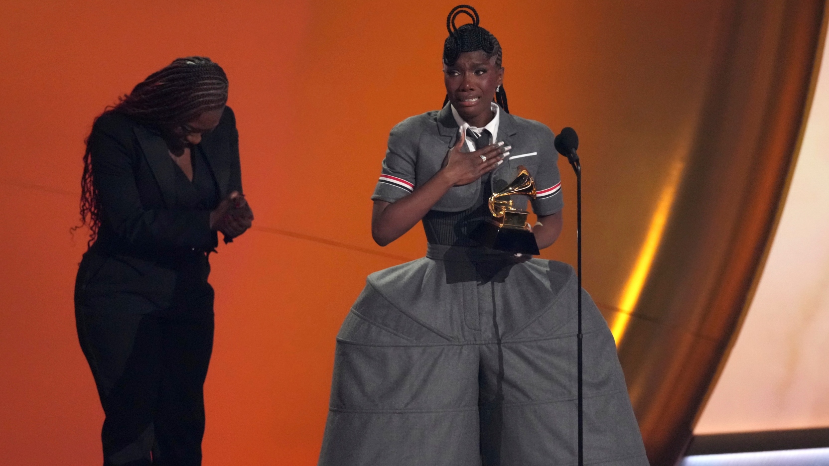 The Grammys open with a Doechii win, Billie Eilish and a cheeky Sabrina ...